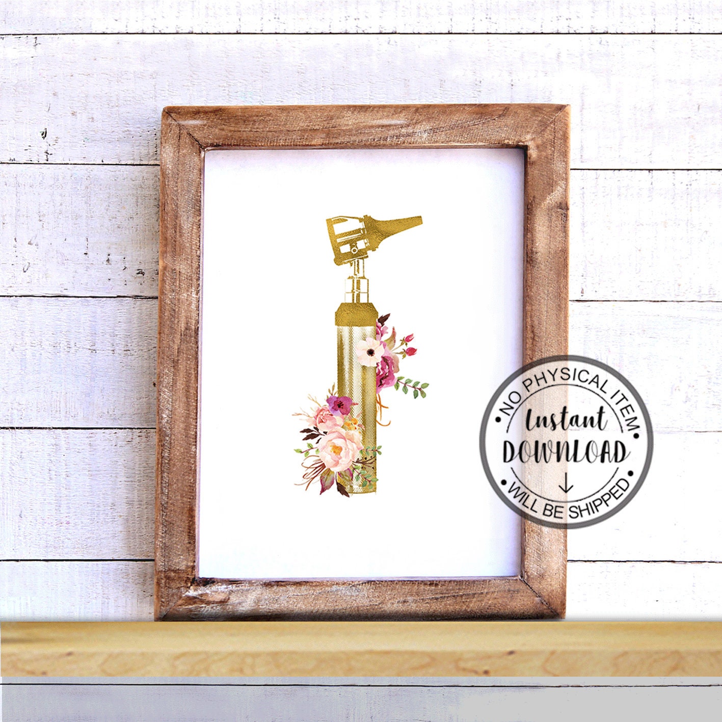 Audiologist Gift Otoscope Art Print Audiology Art Ear Art - Etsy