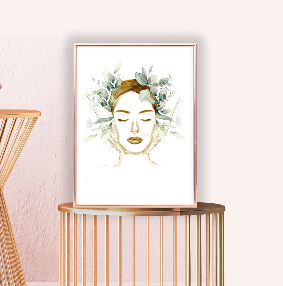 Spa Salon Wall Art Medical Spa Decor Face Massage Decor | Etsy