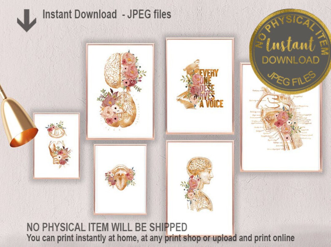 Printable SLP Decor, Speech Therapy Gift, Speech Language Pathologist ...