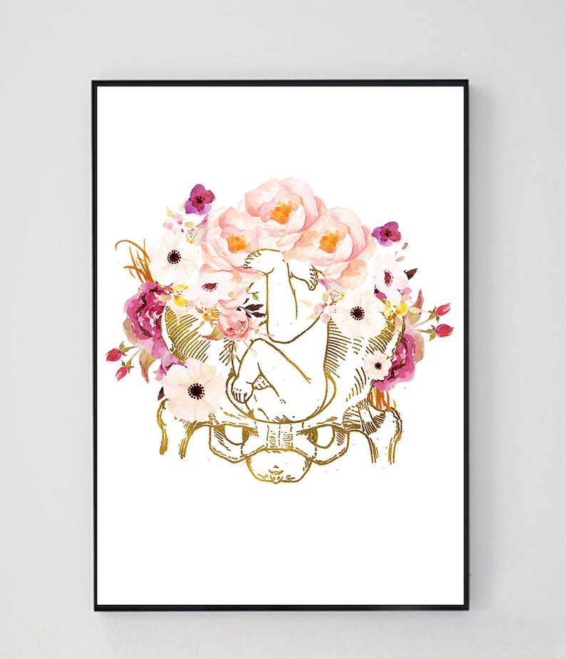 Obgyn Print Midwife Art Print Birth Art Pregnancy Art - Etsy Australia