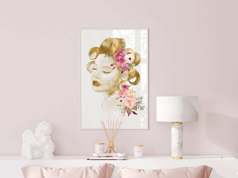Hair Salon Poster, Hairdresser Art Print, Hair Stylist, Hair Salon Art ...