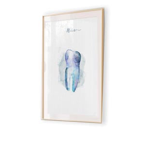 Tooth Illustration Set, Modern Tooth Anatomy Prints, Dental Clinic Wall ...