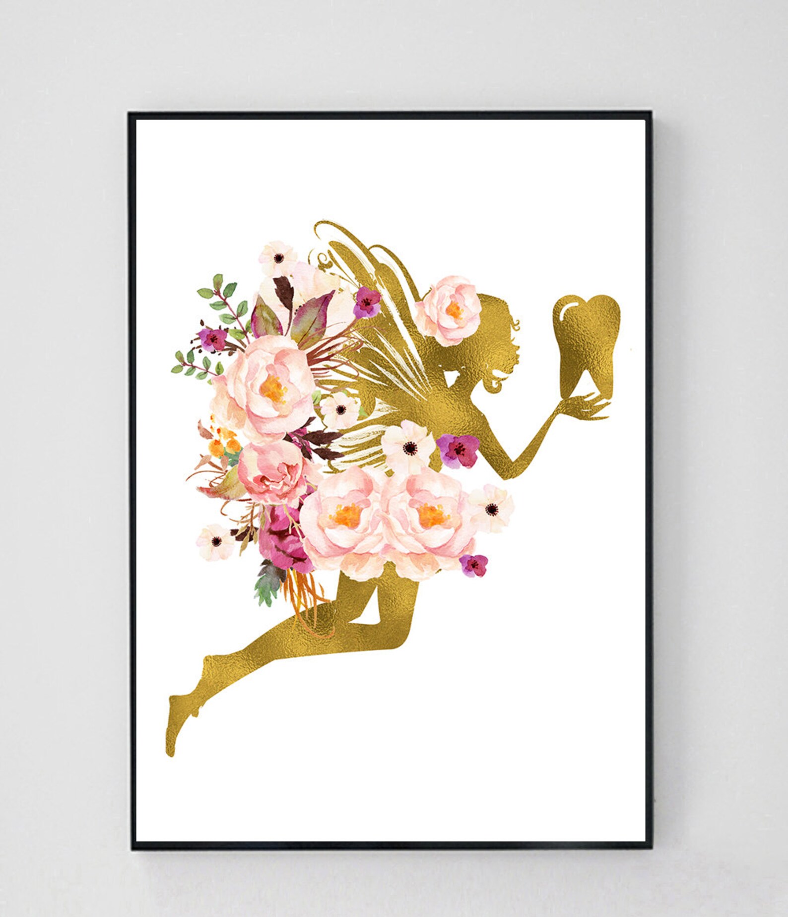 Tooth Fairy Art Dentist Gift Dental Hygienist Office Decor - Etsy