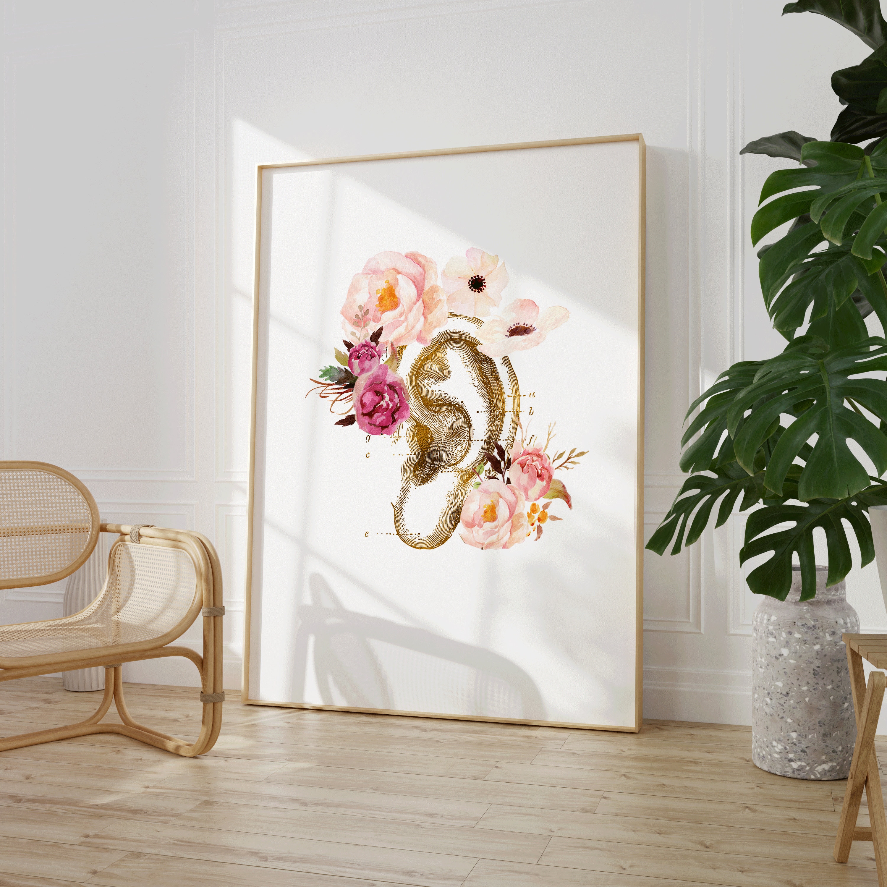 Human Ear Anatomy Print, Audiology, Audiologist, AUD Graduation ...