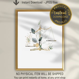 Scales of Justice Artwork,lawyer Gift,law Student Gift, Lawyer Art ...