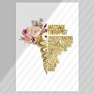 Massage Therapist Office Decor, Massage Therapist Gift, Massage ...