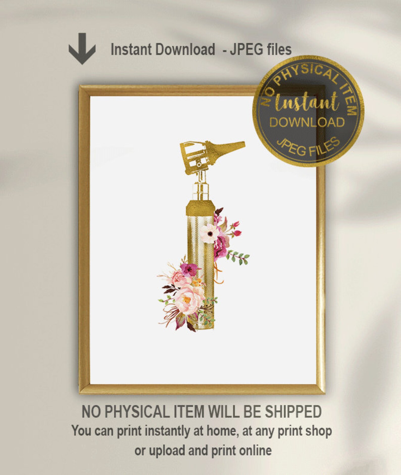 Audiologist Gift Otoscope Art Print Audiology Art Ear Art - Etsy