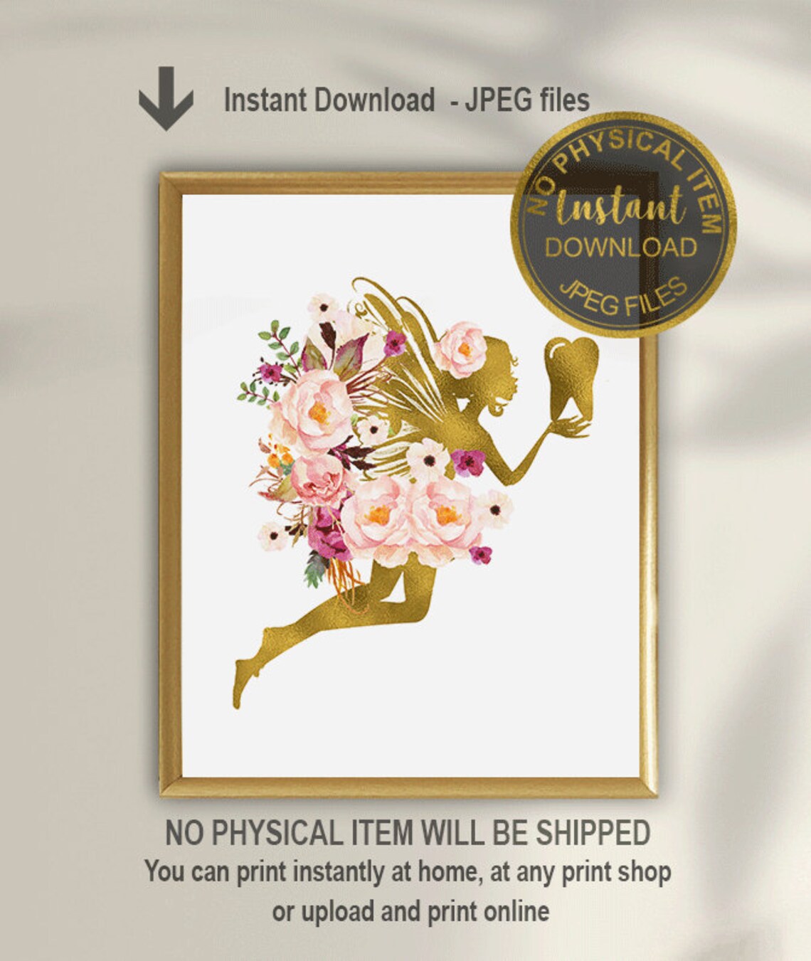 Tooth Fairy Art Dentist Gift Dental Hygienist Office Decor - Etsy