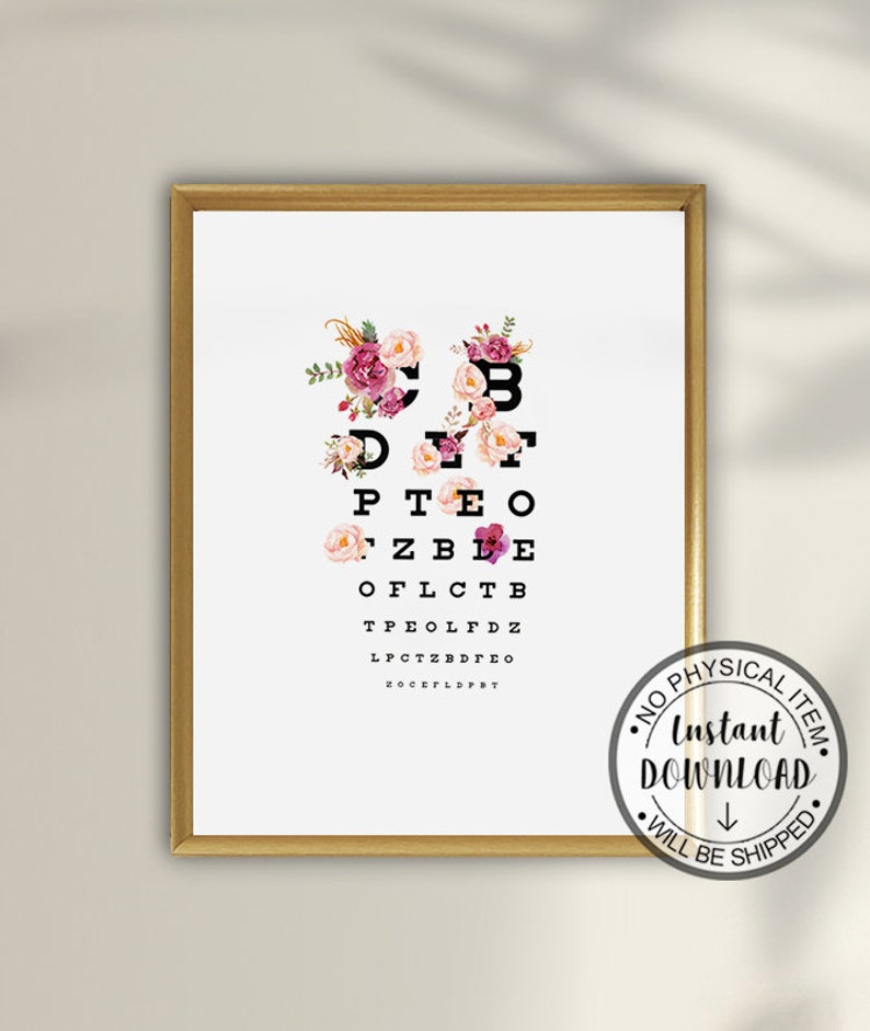 Optometrist Gift Optician Wall Art Optometry Print | Etsy