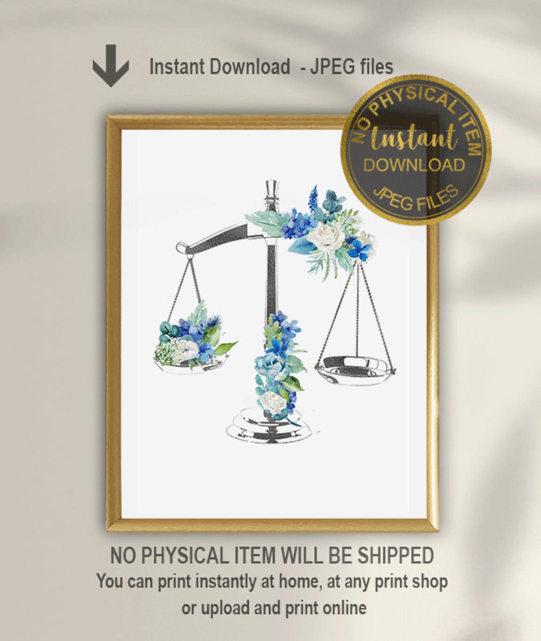 Lawyer Office Art, Scales of Justice Art, Lawyer Gift, Lawyer ...