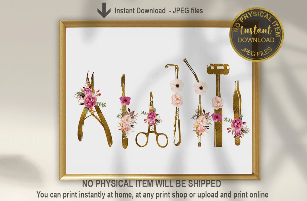 Surgical Tools Print, Medical Art, Surgeon Office Decor,nurse Gift ...