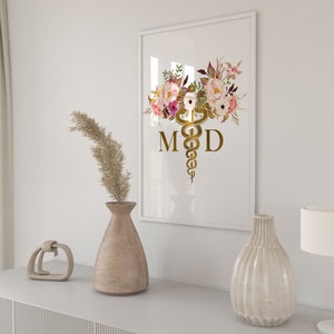 Medical Art, Office Decor, Medical Doctor Gift, Graduation Gift, Doctor ...