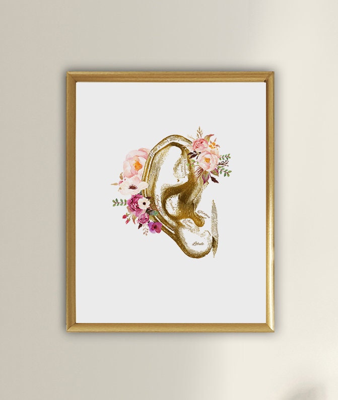 Anatomy Wall Art Set ENT Giftthroat Ear Nose Doctor - Etsy