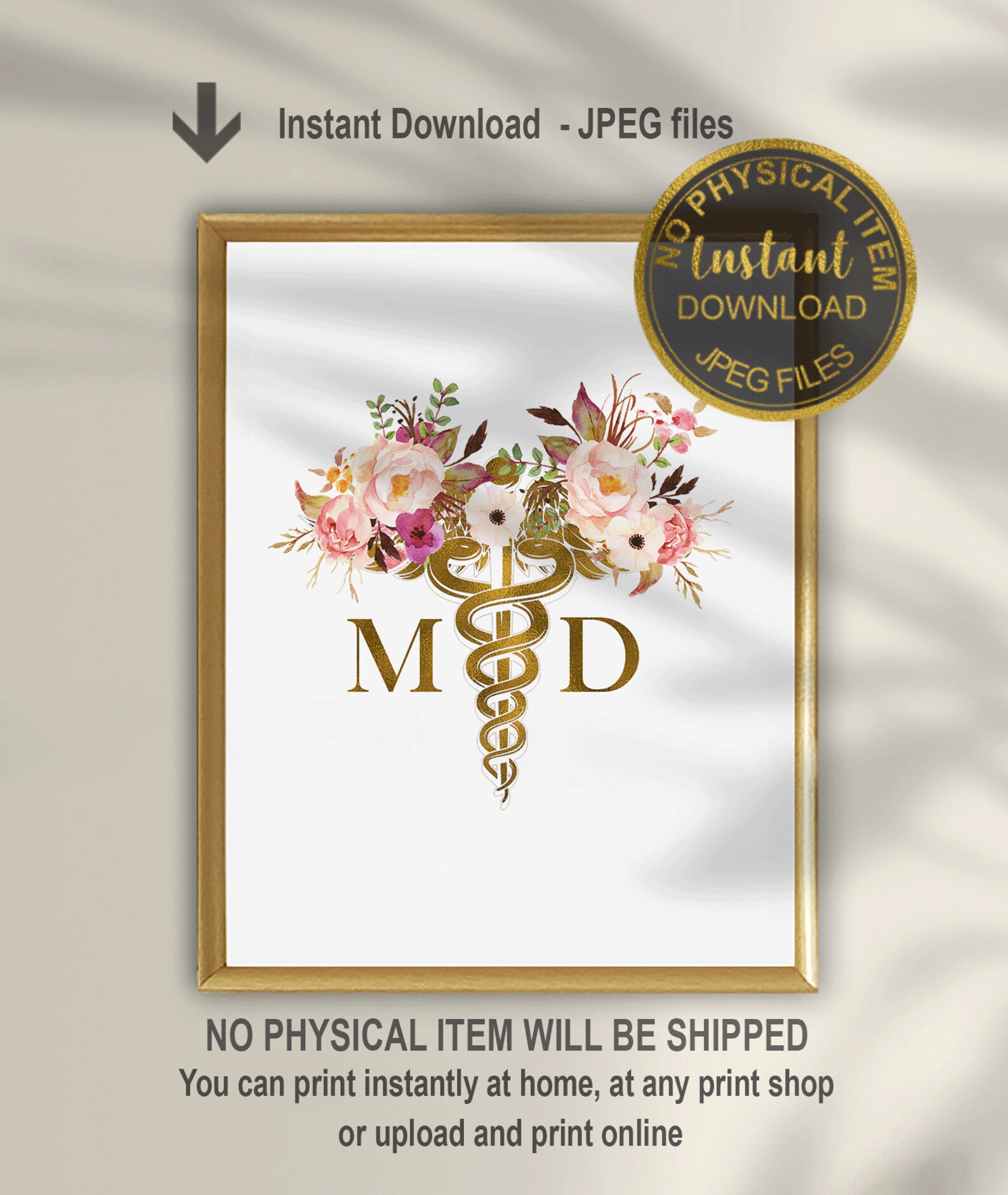 Medical Art Office Decor Medical Doctor Gift Graduation - Etsy