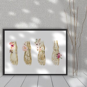 Foot Anatomy, Podiatrist Decor, Podsiatrist Gift, Podology Art, Massage ...