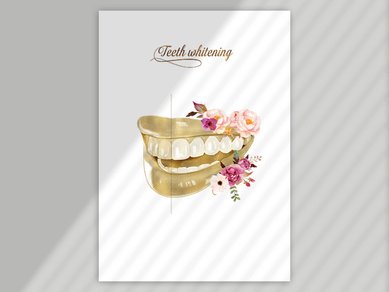 Dental Smile Print Teeth Whitening Dental Clinic Tooth | Etsy