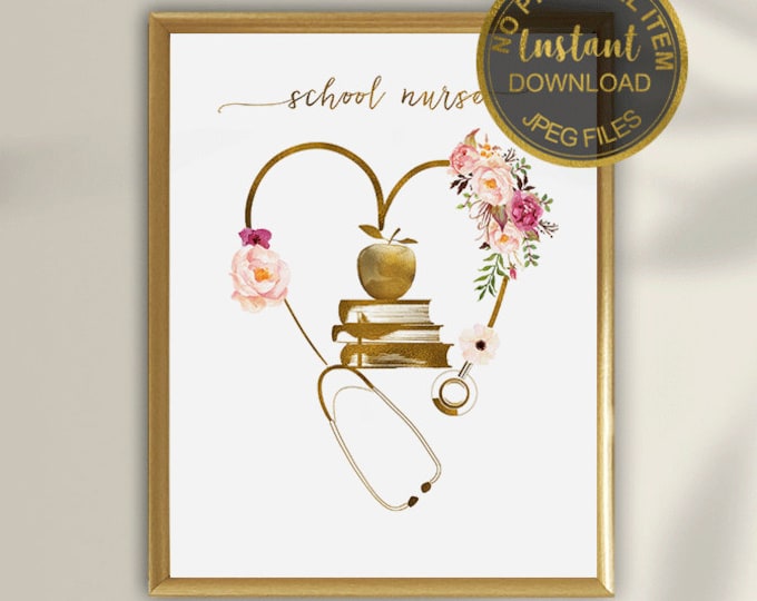 School Nurse Office Decor School Nurse Sign Nurse Wall Art - Etsy