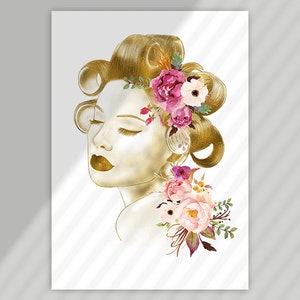 Hair Salon Poster, Hairdresser Art Print, Hair Stylist, Hair Salon Art ...