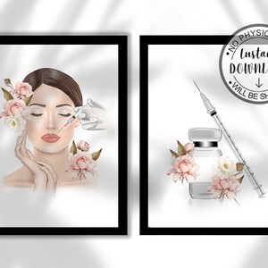 Botox Injector Art Prints: Medspa & Plastic Surgery Decor (digital ...