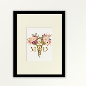 Medical Art Office Decor Medical Doctor Gift Graduation | Etsy