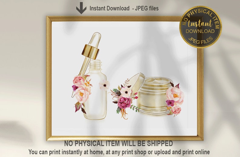 Cosmetology Art Beauty Treatment Print Skin Care Art - Etsy