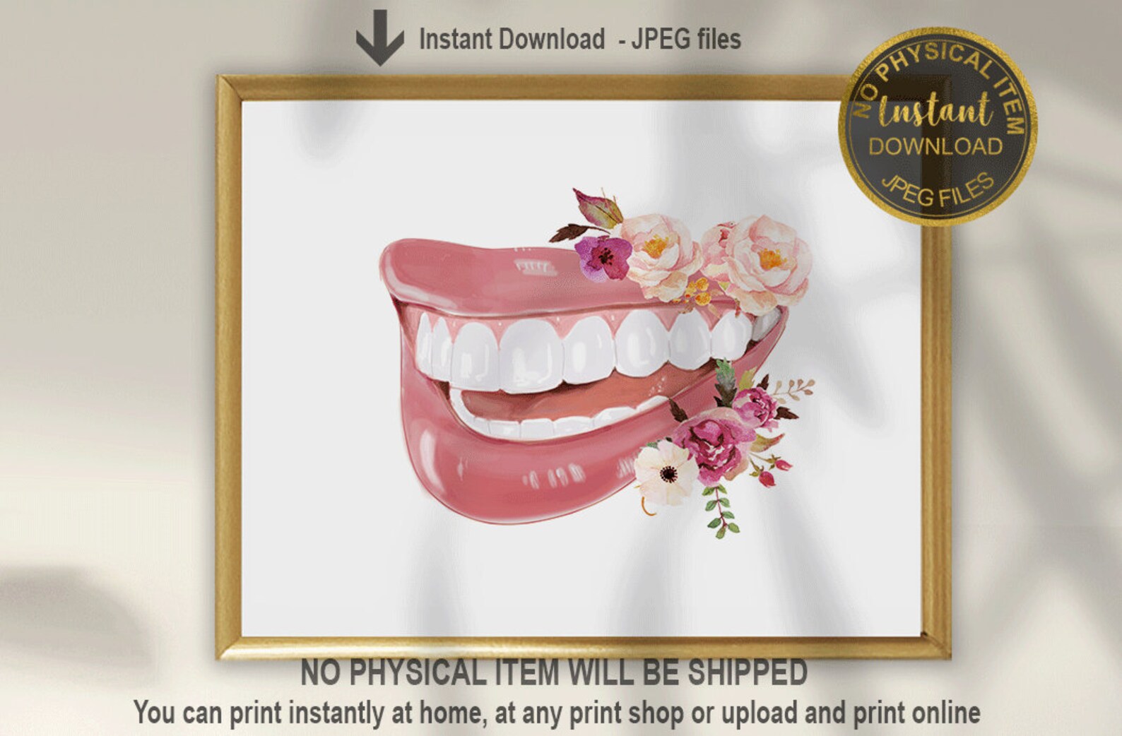 Smile Art Print Teeth Whitening Art Dental Hygienist Office - Etsy