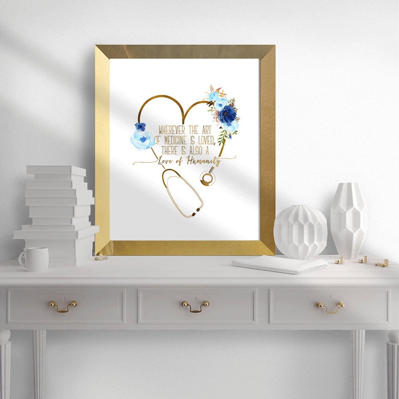 Medical Art Doctor Appreciation Gift Medical Student Gift - Etsy