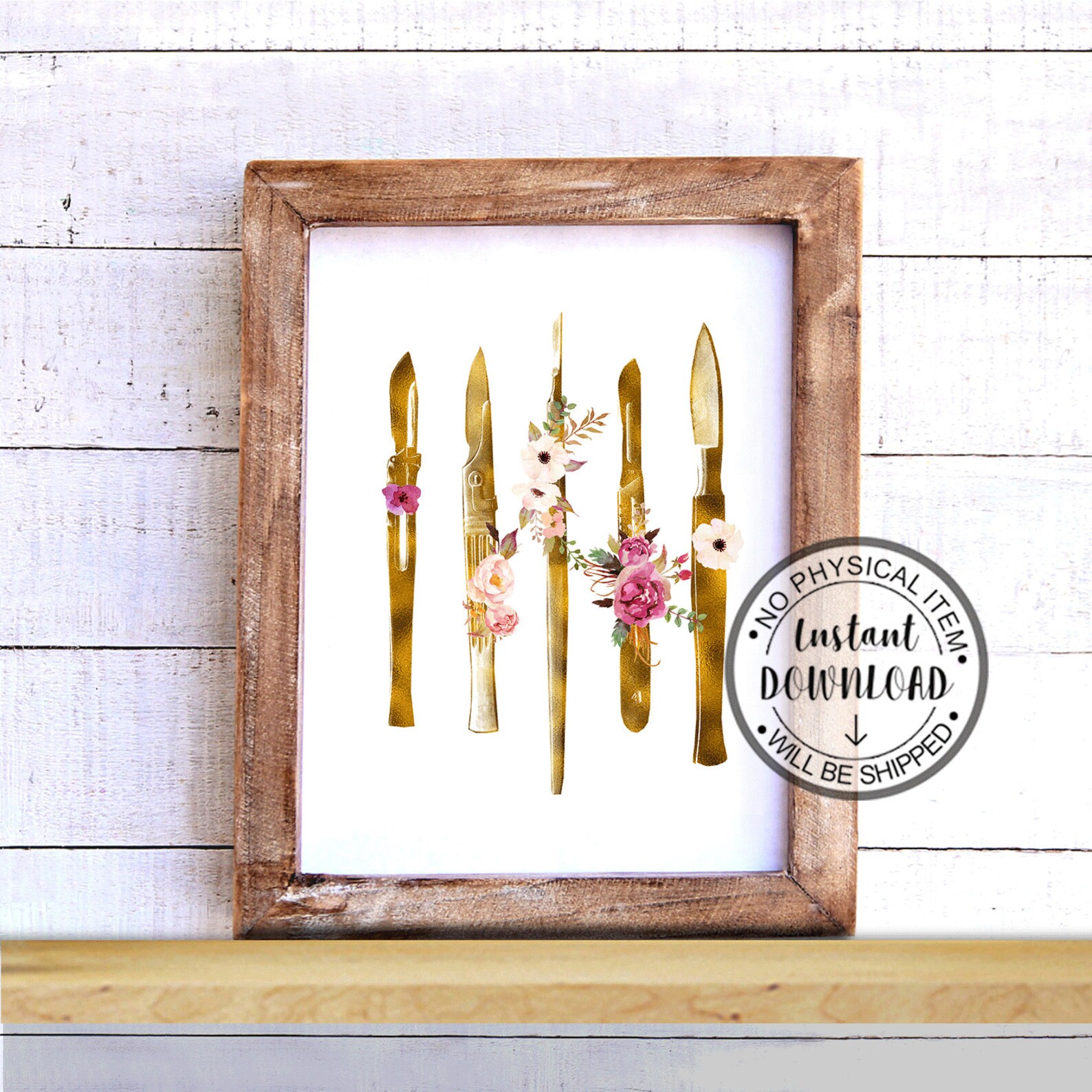 Scalpels Art Print, Surgeon Gift, Surgical Tools Print, Surgical Art ...