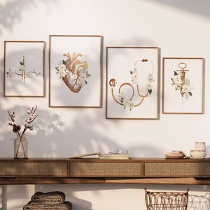 Doctor Gift, Medical Art Set, Medical School Graduation Gift, Medical ...