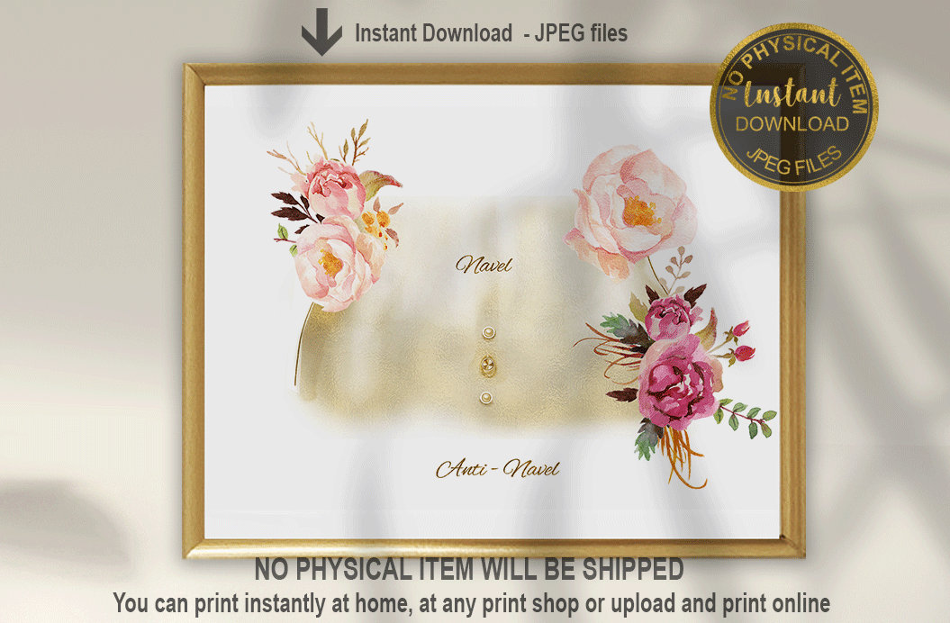 Belly Button Piercing Chart Poster Piercing Poster Piercings - Etsy ...