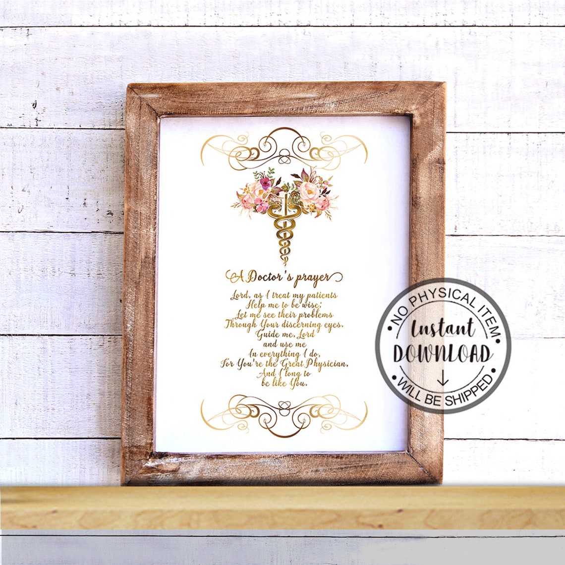 Doctor Prayer Art Print Doctor Graduation Gift Doctor Gift - Etsy