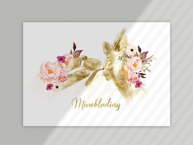 Microblading Artist Gift, Brow Expert Decor, Eyebrow Microblading Art ...