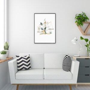 Scales of Justice Artworklawyer Giftlaw Student Gift Lawyer - Etsy Canada