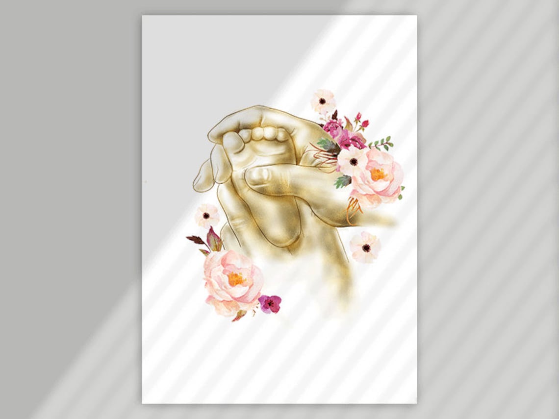 Doula Art Printable Midwife Art Pediatric Art Baby Massage - Etsy