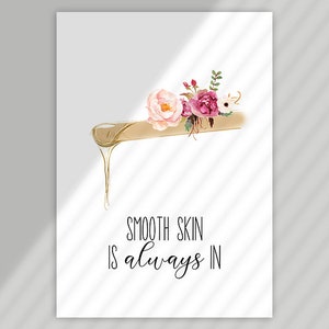 Wax Specialist Print, Beauty Salon Decor, Beauty Quote, Wax Quote ...