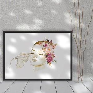 Cosmetic Tattoo Art Print, Permanent Make-up Print, Cosmetic Eyeliner ...
