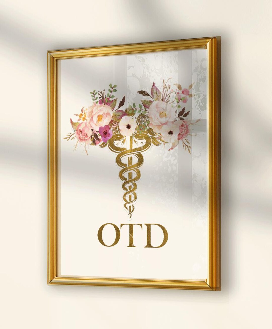 OTD Print Doctor of Occupational Therapy Graduation Gift, Occupational ...