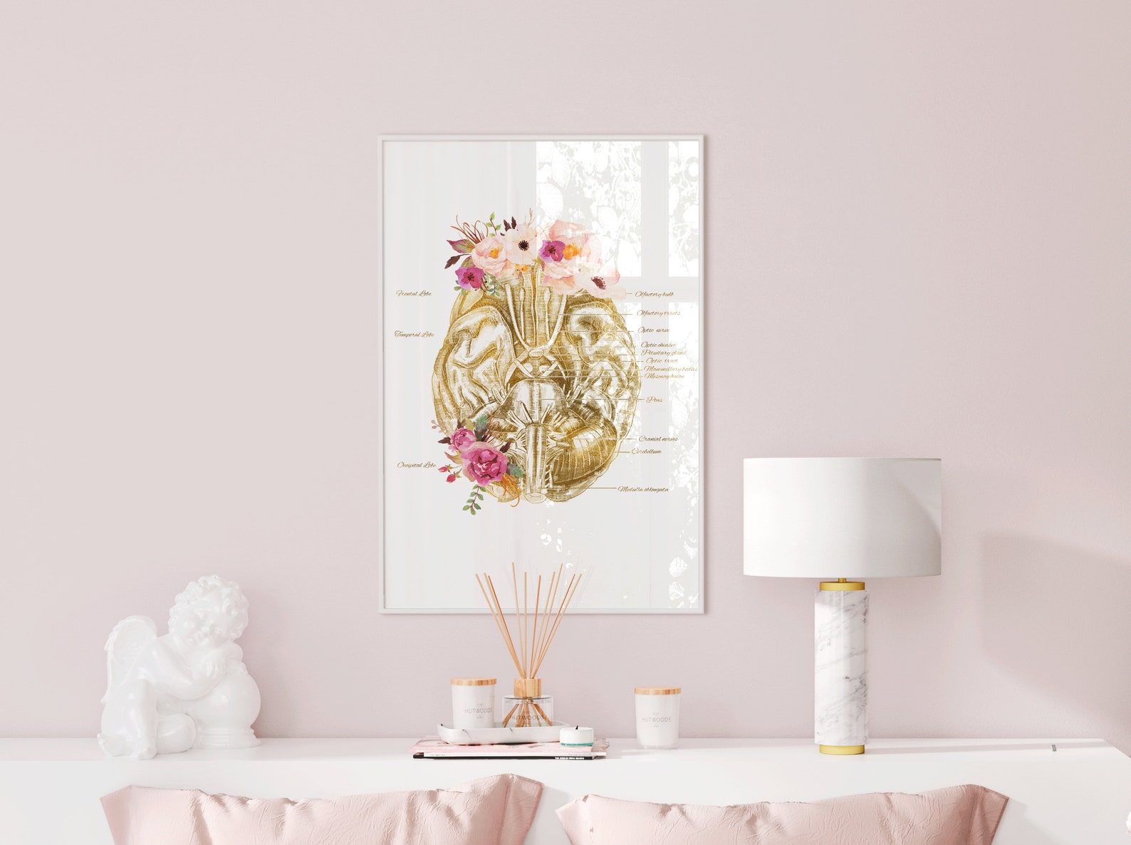 Human Brain Anatomy Brain Art Neurologist Office Decor - Etsy