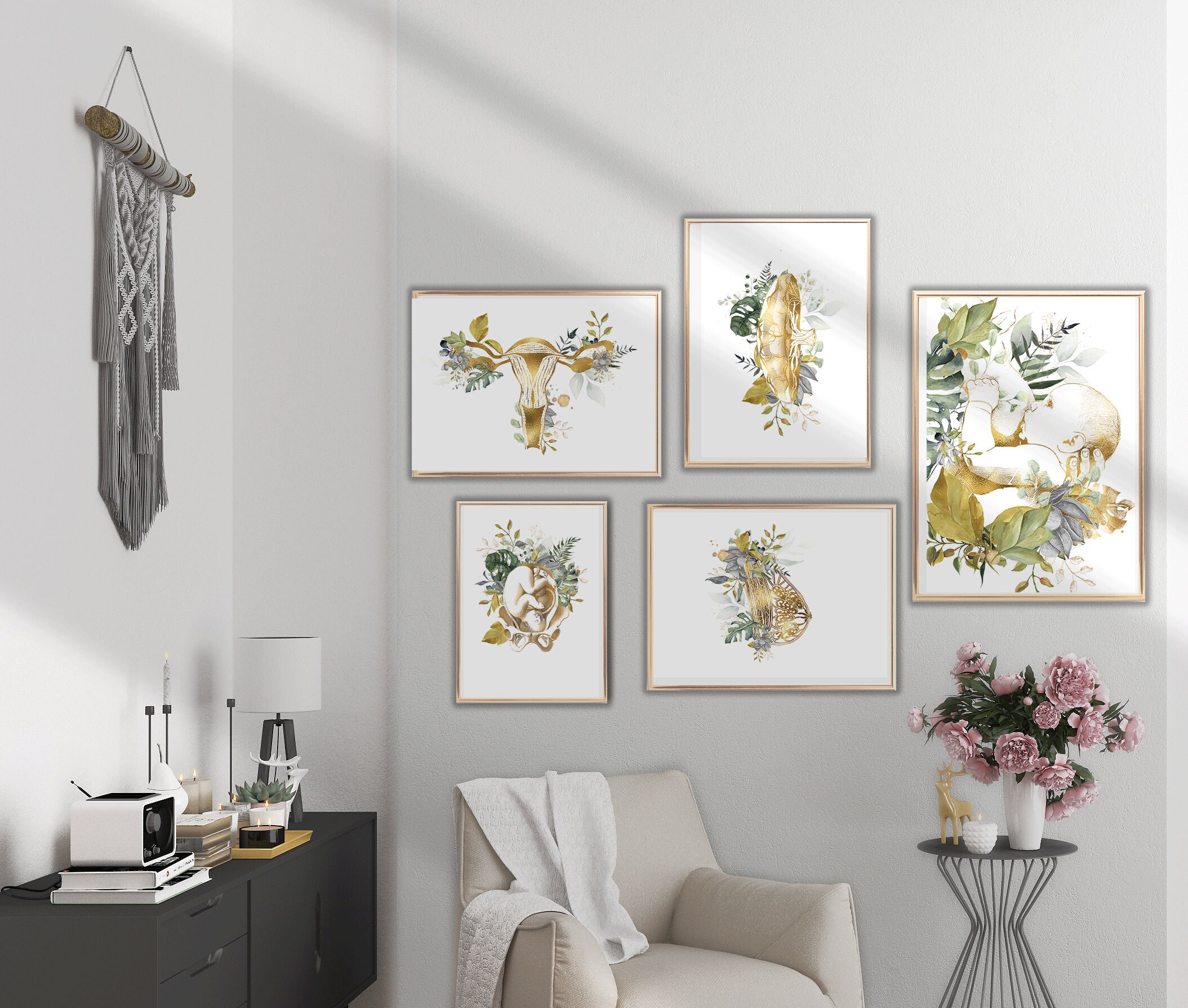 Midwife Art, Pregnancy Art Print, Doula Gift, Midwife Office Decor ...