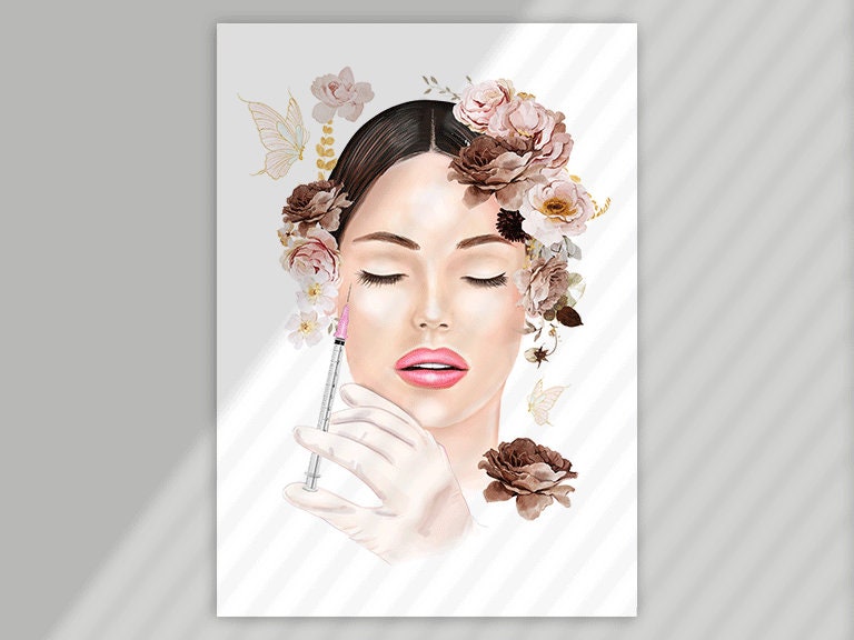 Botox Art Print Cosmetic Injector Art Skin Clinic Decor Med - Etsy