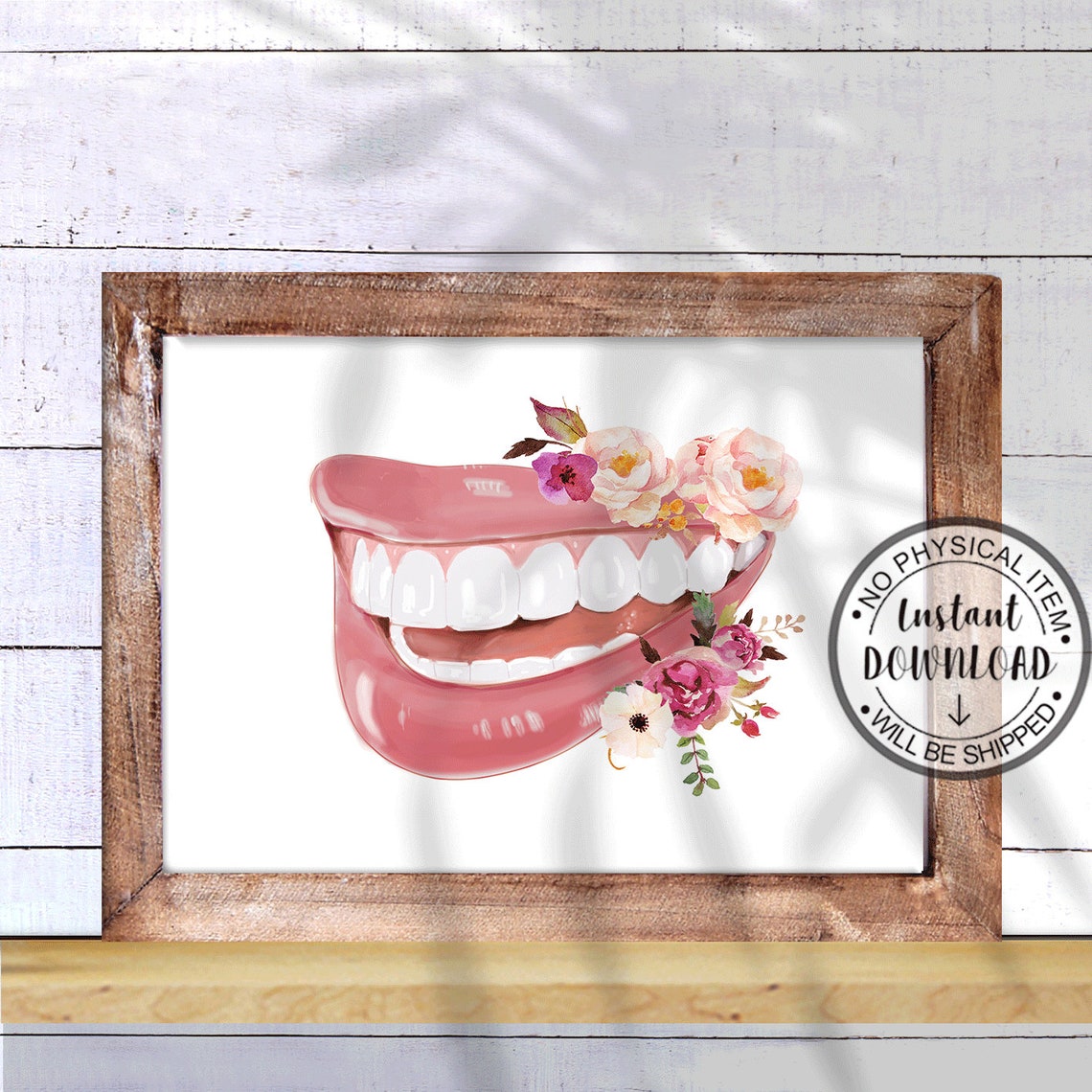 Smile Art Print Teeth Whitening Art Dental Hygienist Office - Etsy