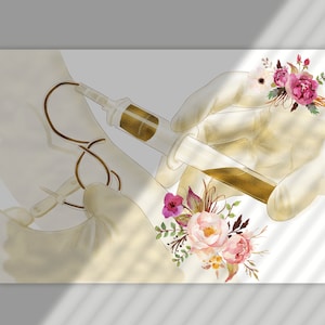 Phlebotomist Art Printable Wall Decor, Nurse & Phlebotomy Tech Gift ...