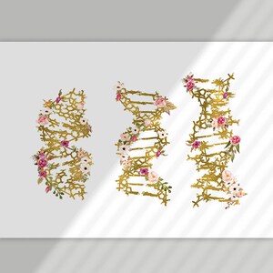 DNA Art, Genetics DNA Helix, Genetic Doctor Gift, Biology Art, DNA ...