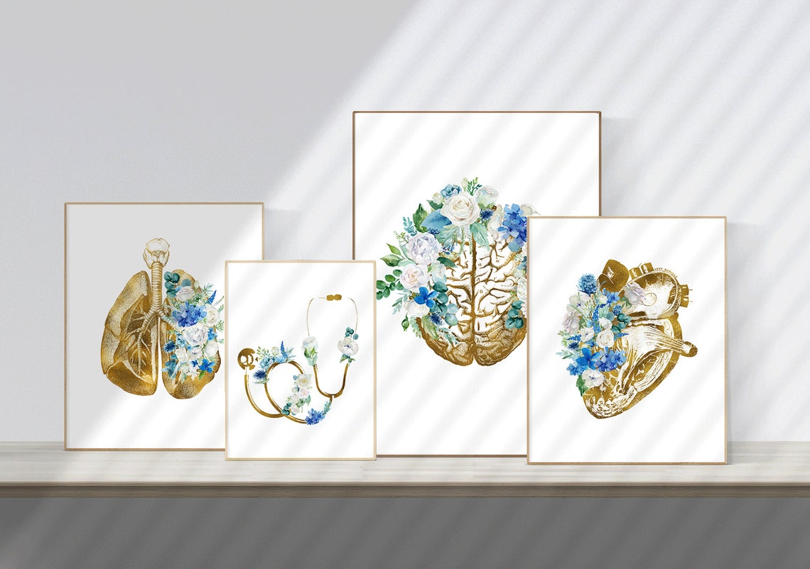 Medical Art Print, Anatomy Printable Art, Doctor Gift, Medical Office ...