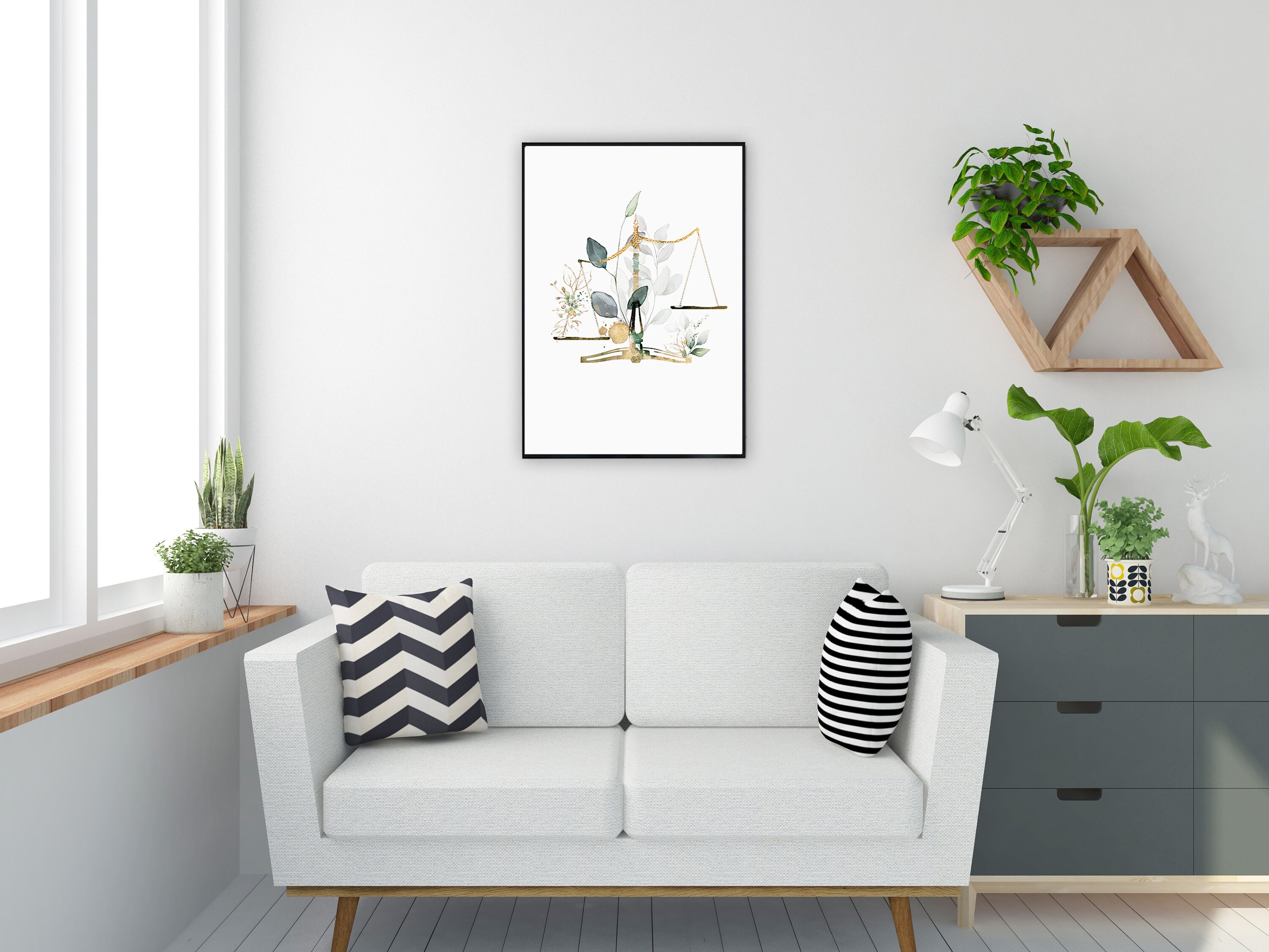 Scales of Justice Artworklawyer Giftlaw Student Gift Lawyer - Etsy Canada