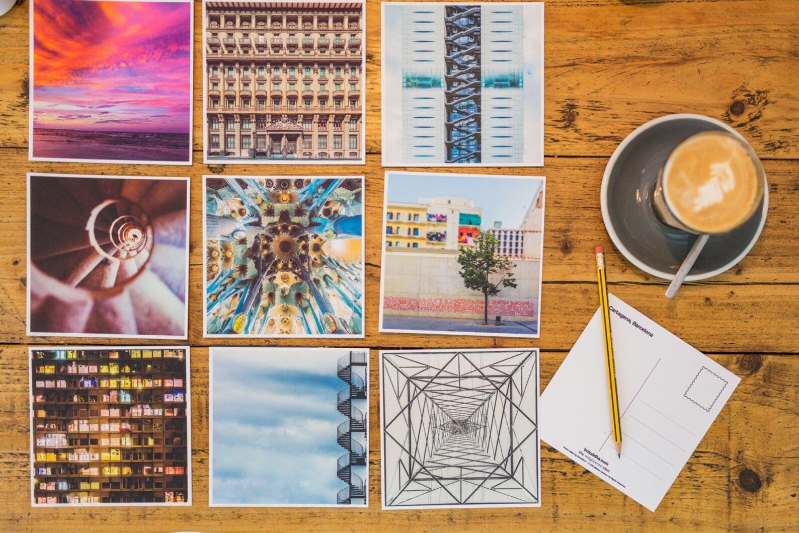 Barcelona Photographic Postcard Collection (9 Postcards) - Etsy Denmark