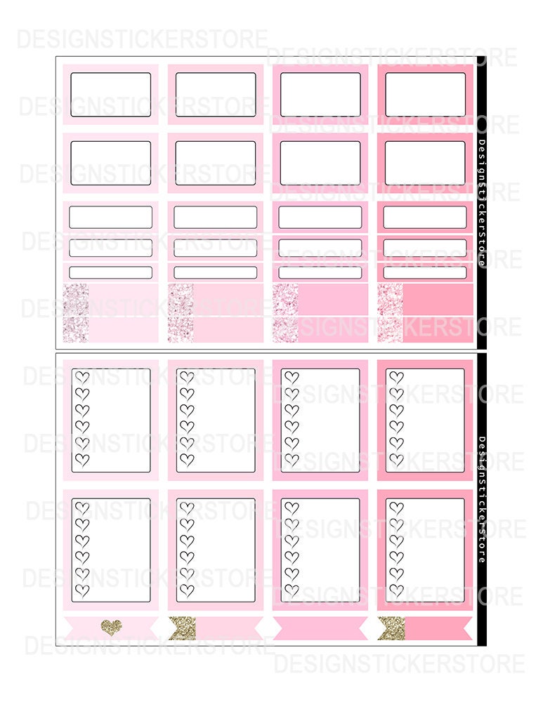 CHERRY BLOSSOM Printable Planner Stickers/cherry Blossom | Etsy