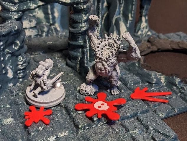 Bloodied & Killed Tokens for Dnd, Pathfinder, RPG, Tabletop Minis - Etsy