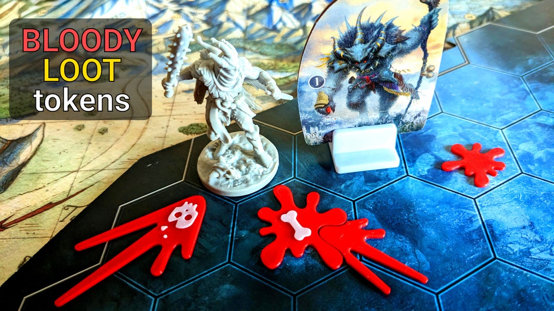 Bloody LOOT Tokens for Frosthaven, Gloomhaven - Etsy