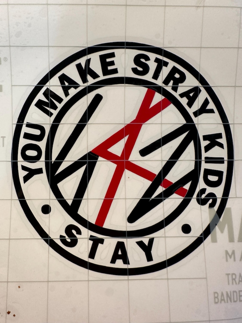 Stray Kids Logo Sticker: Kpop Vinyl Decal for Laptop, Car, Water Bottle ...